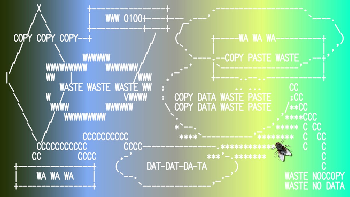 Glad to introduce to you the art and research project Copy Paste Waste ...