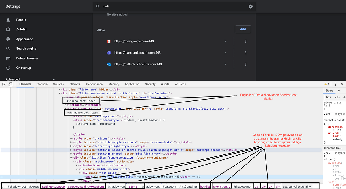 Selenium Webdriver Kullanarak Shadow Dom Larda Web Element Nasıl Bulunur By Burak Sercan Önal