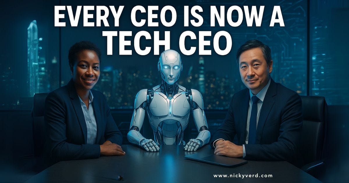 Every CEO Is Now a Tech CEO: The Death of Traditional Leadership | by ...