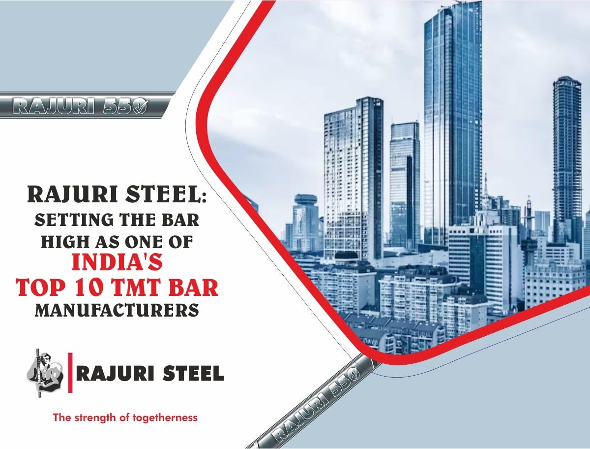 Rajuri Steel: Setting Bar High as one of India’s Top 10 TMT Bar ...