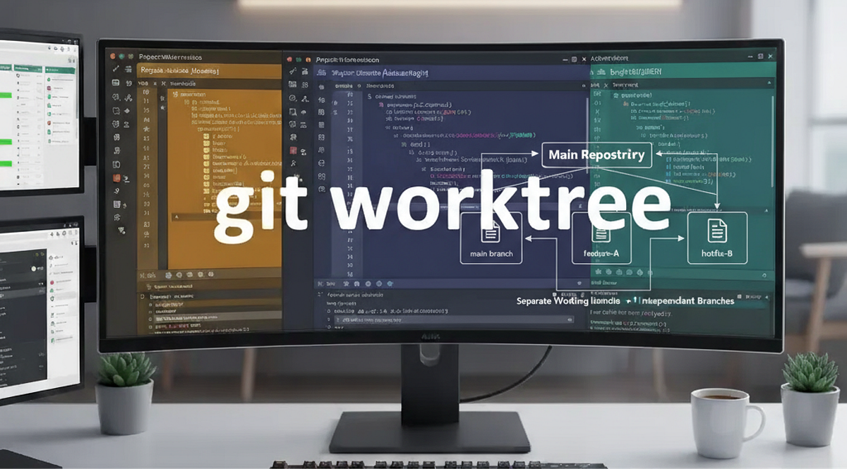 ทำงานหลาย Branch พร้อมกันบน VS Code ด้วย Git Worktree | by Sarawut Ngiabsadab | Nov, 2025 | Medium