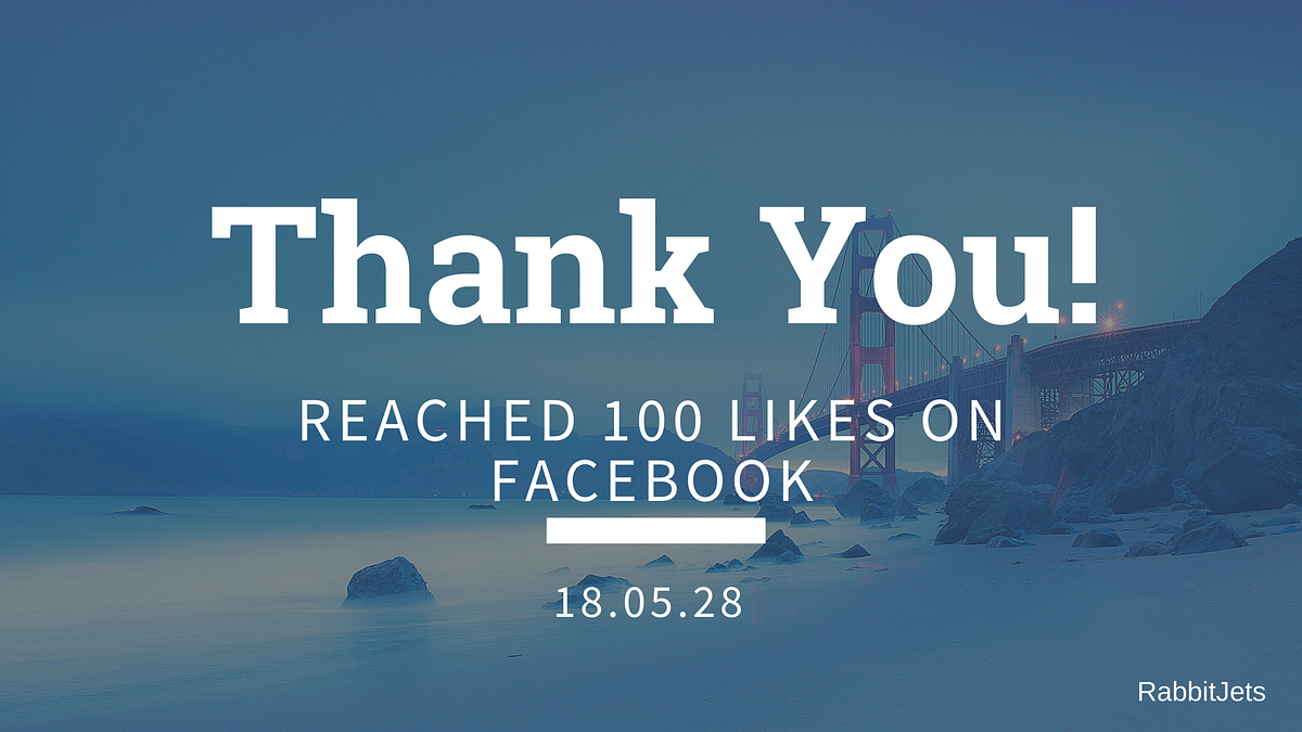 Thank You! :) | by RabbitJets | Medium