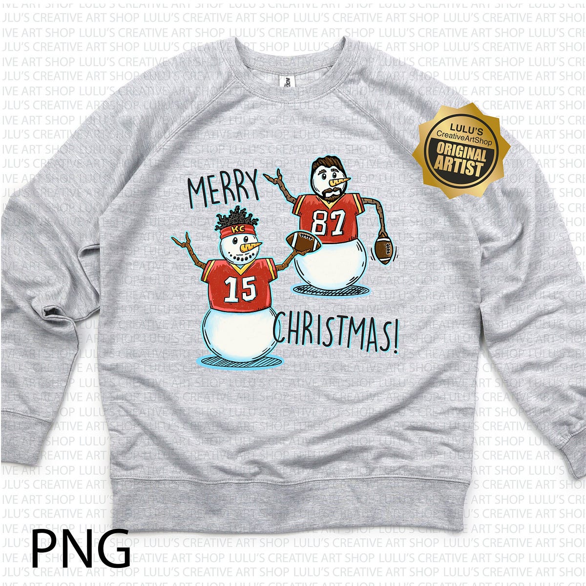 KC Snowman png-Mahomes Snowman png-Kelce png-Chiefs Christmas png-KC ...