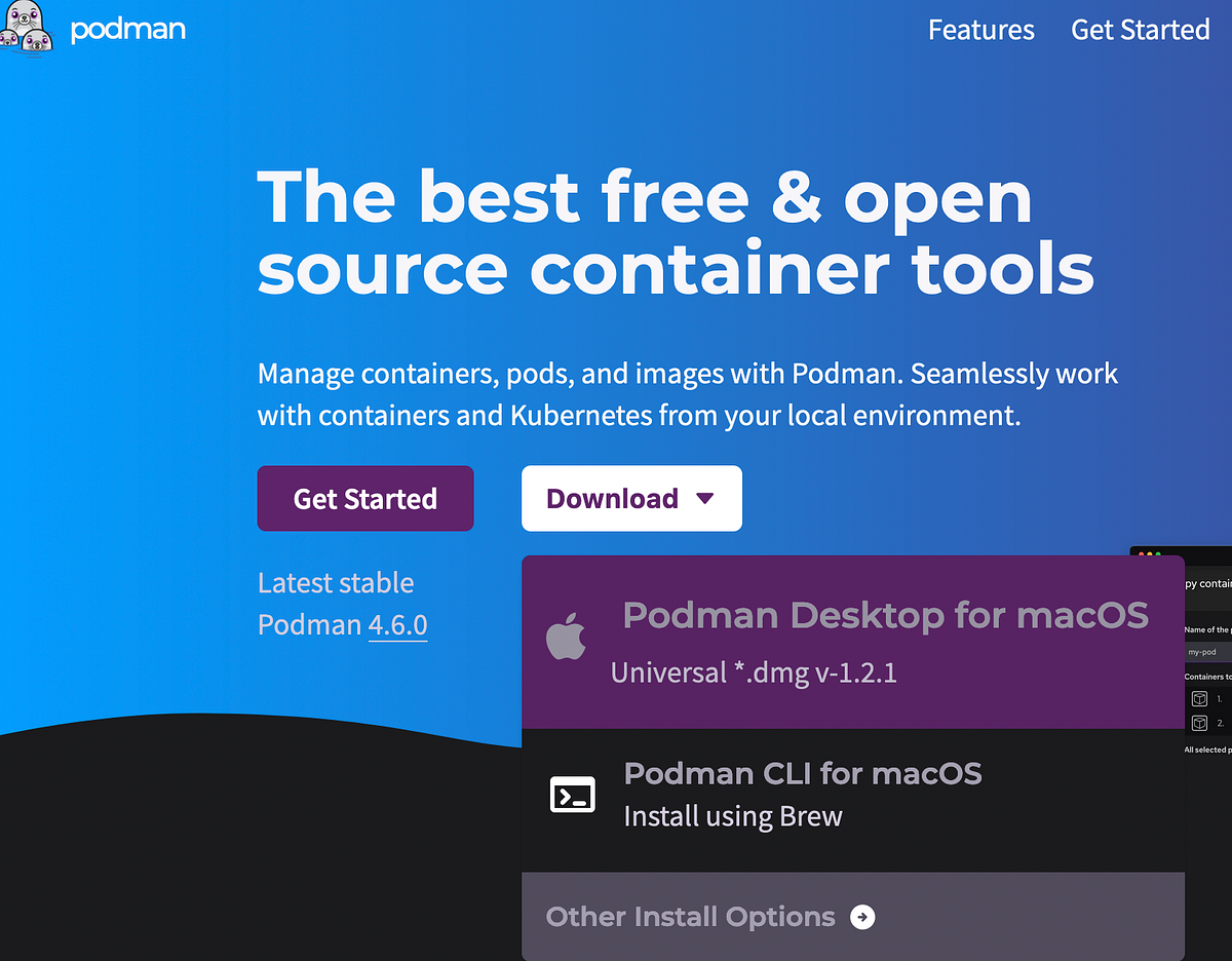 Using Podman Desktop - jun sUTTHIPHONG SUWANICH - Medium