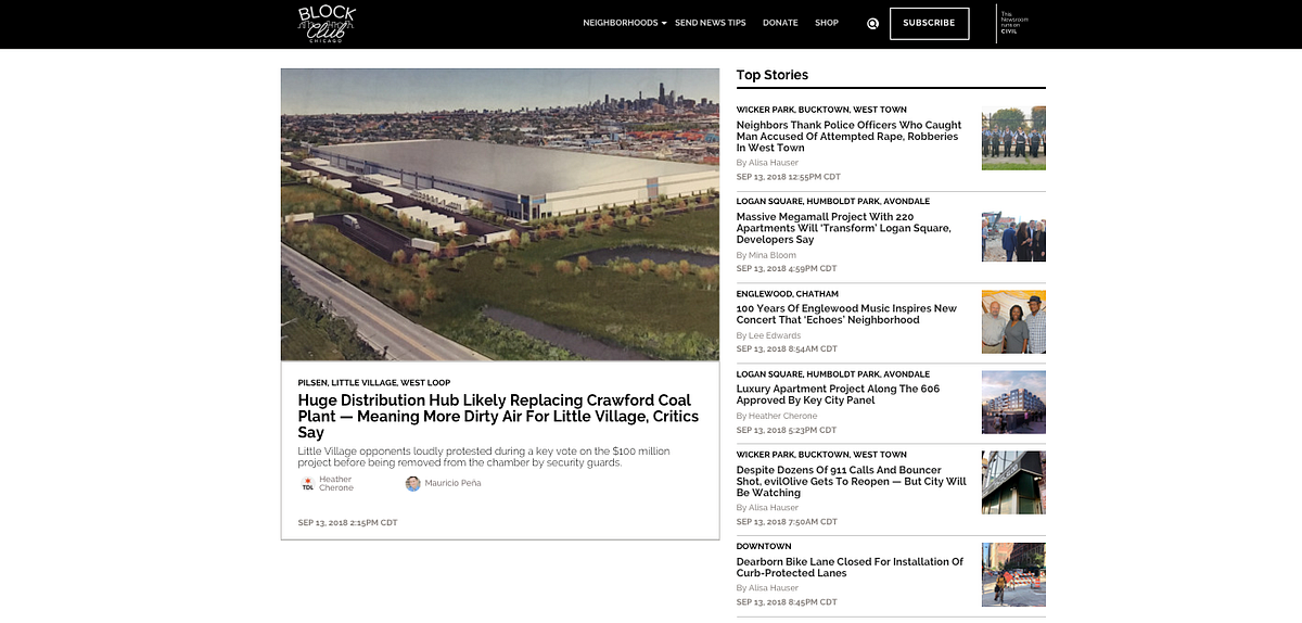 90 Days In, 1,060 Stories Published And Block Club’s ‘Subscriber Wall ...