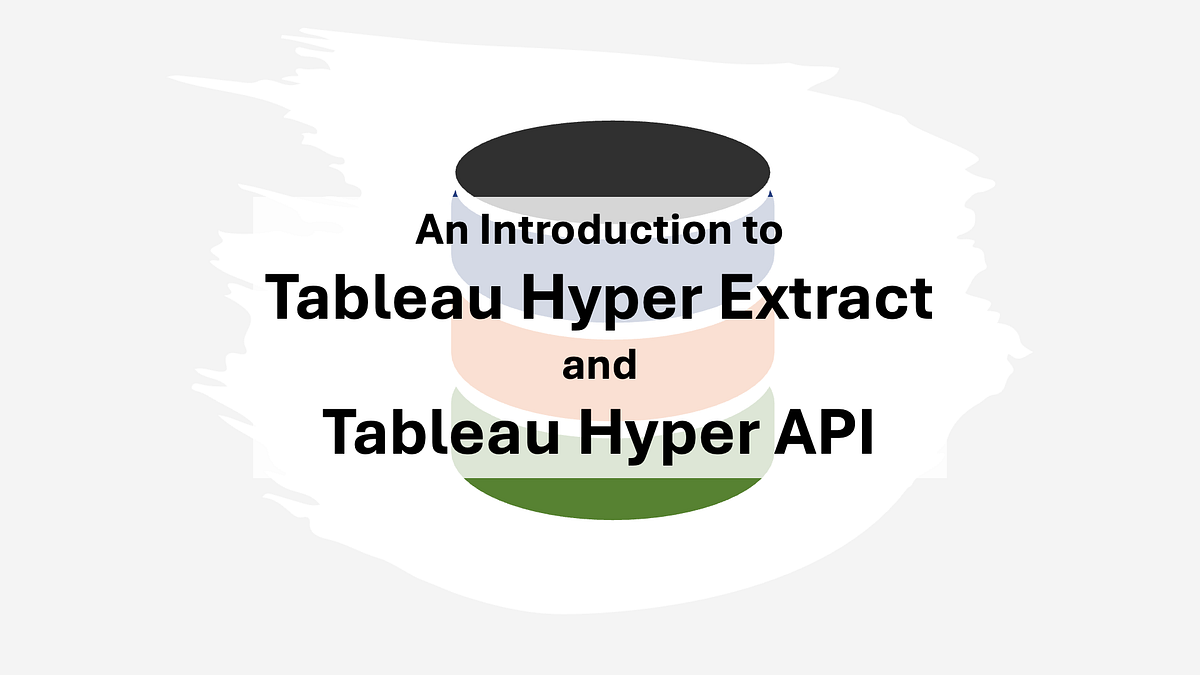 An Introduction to Tableau Hyper Extract and Tableau Hyper API | by Natchapol Laowiwatkasem | CJ ...