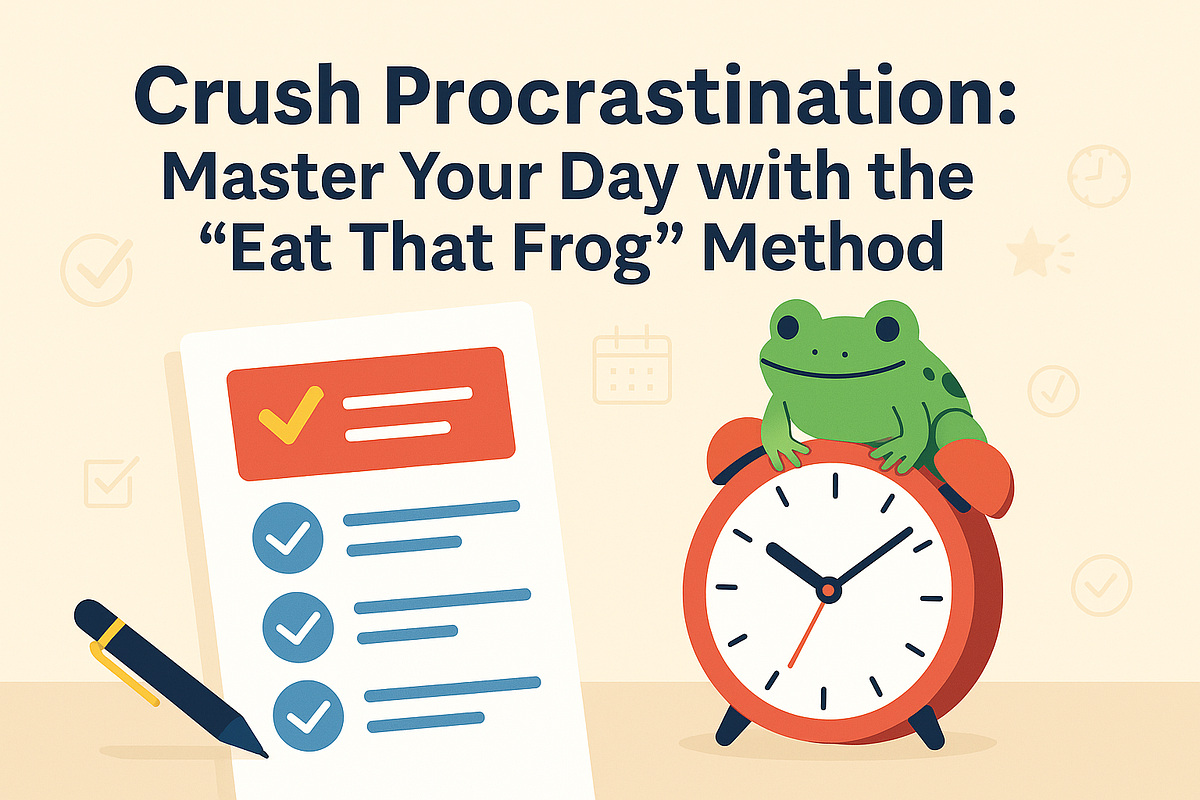 Crush Procrastination: Master Your Day with the “Eat That Frog” Method ...
