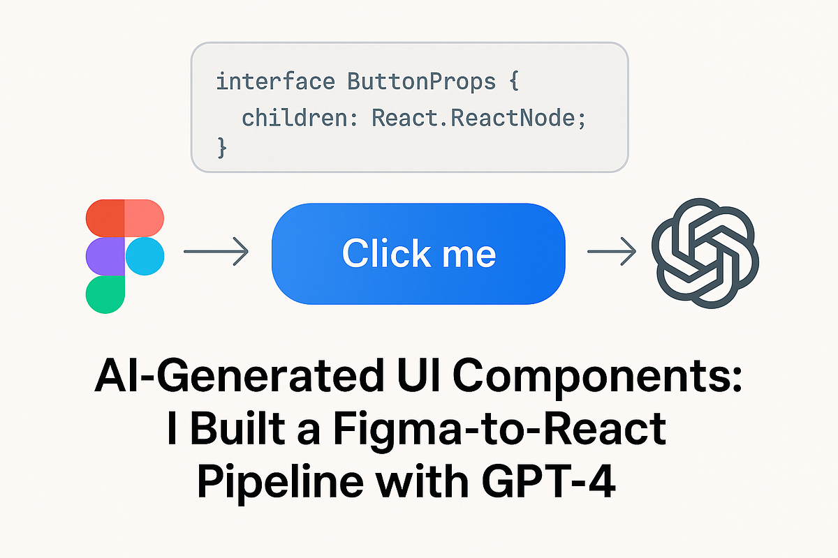 AI-Generated UI Components: I Built a Figma-to-React Pipeline with GPT ...