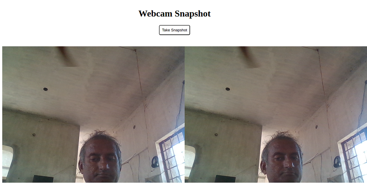 Webcam snapshot with JavaScript - Girish Venkatachalam - Medium
