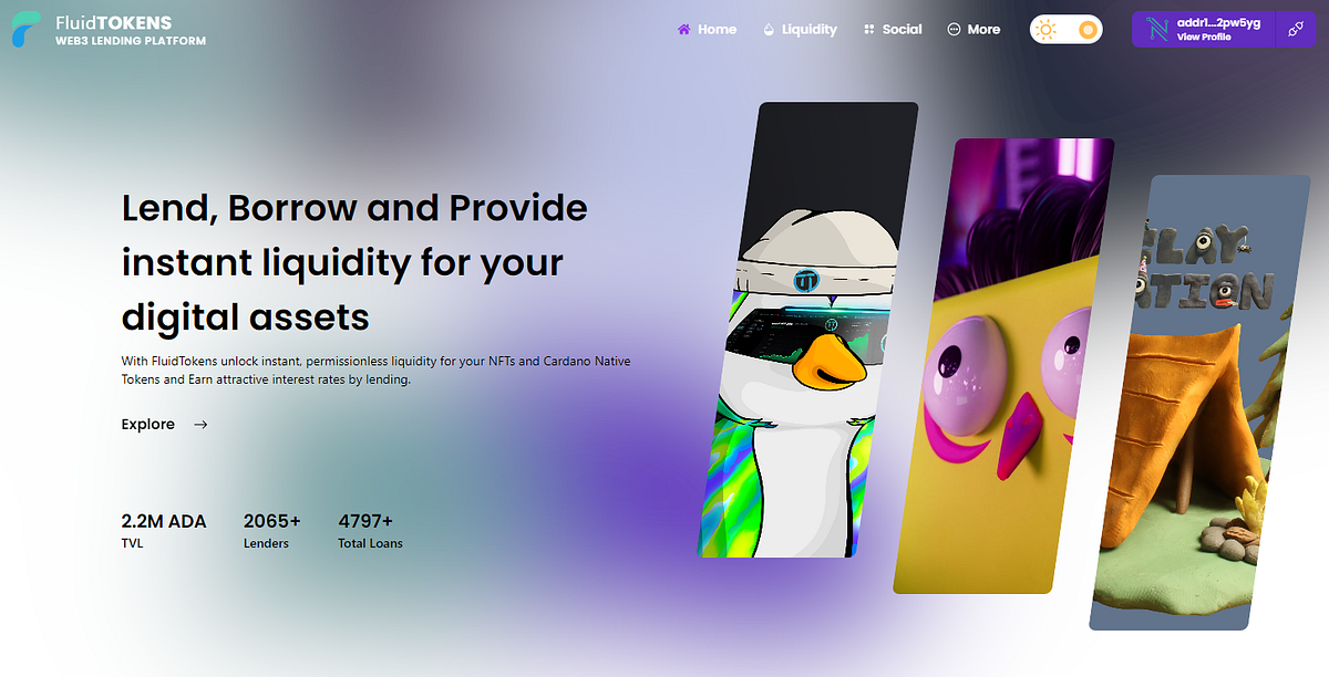 Introducing Pool Lending on FluidTokens: Unlocking New Possibilities on Cardano | by FluidTokens ...