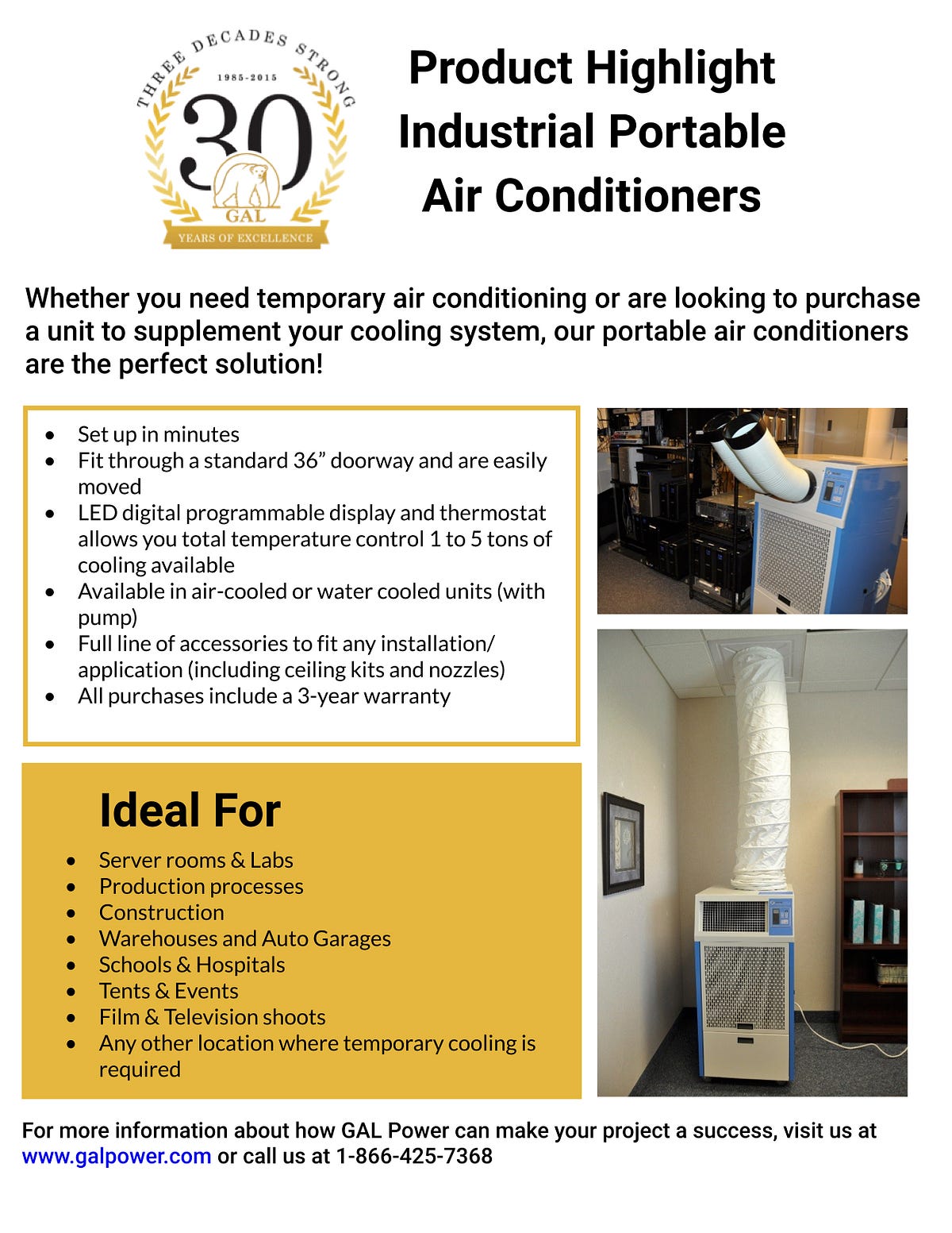 Industrial Portable Air Conditioners | by GAL Power Systems | Medium