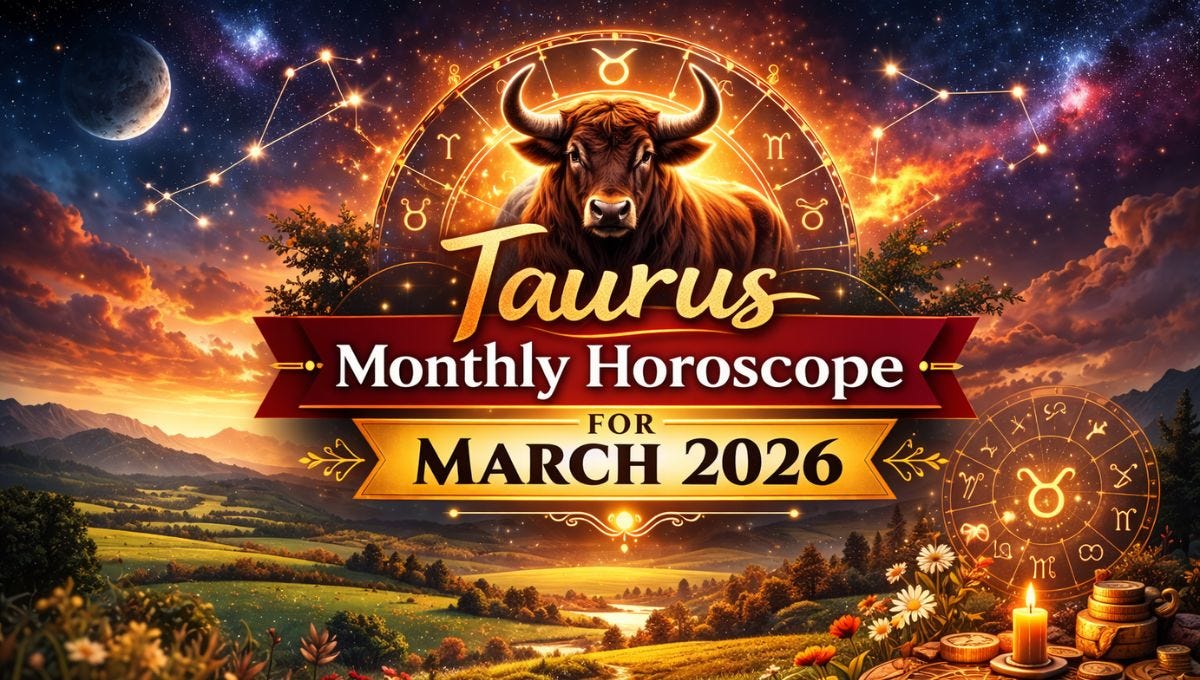 Taurus Monthly Horoscope for this March 2026 | by Indian Astrology ...