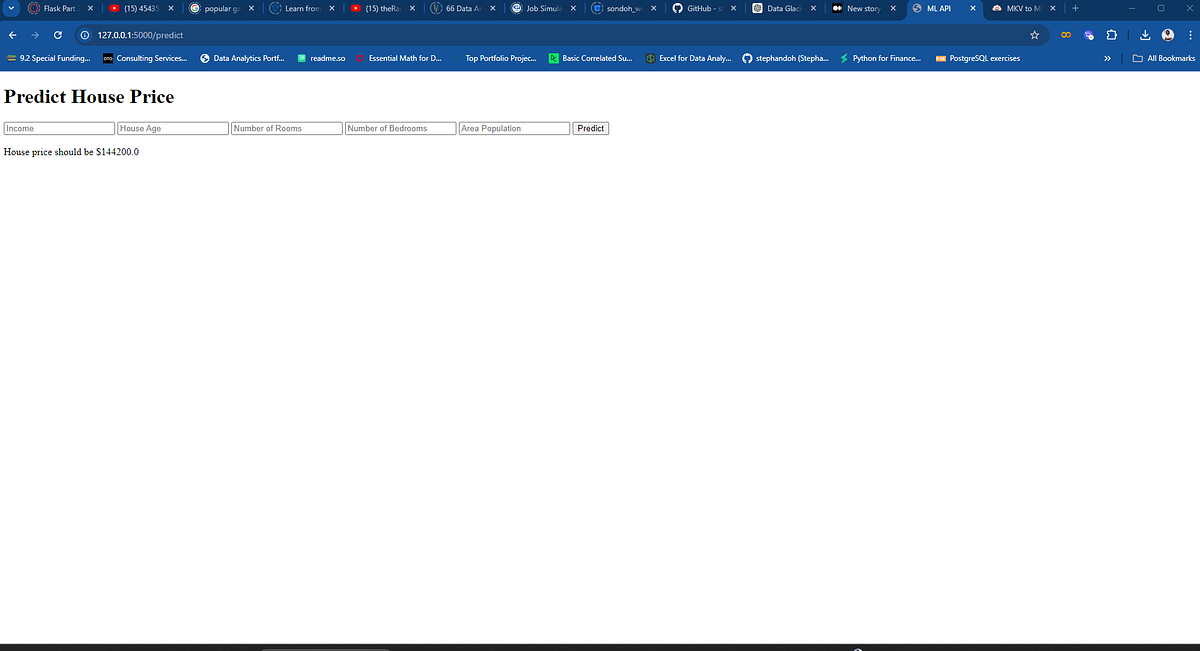 Day 2 of My Data Glacier Internship: Building and Running a Flask ...