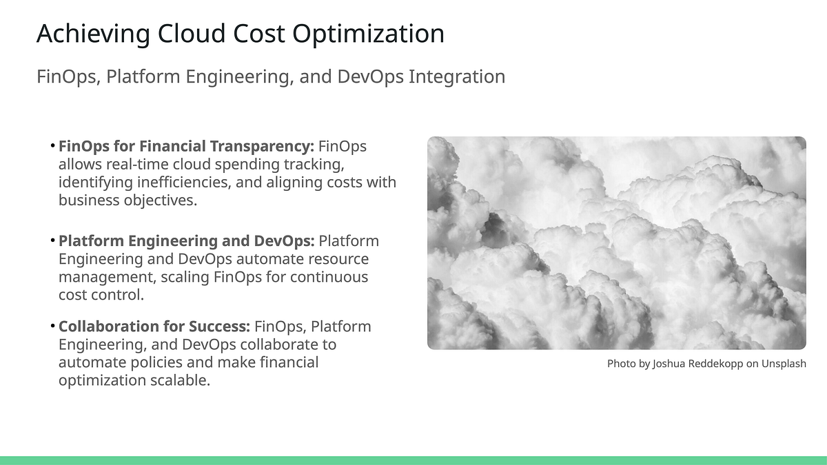 Achieving Cloud Cost Optimization Through Finops Platform Engineering And Devops By Tania
