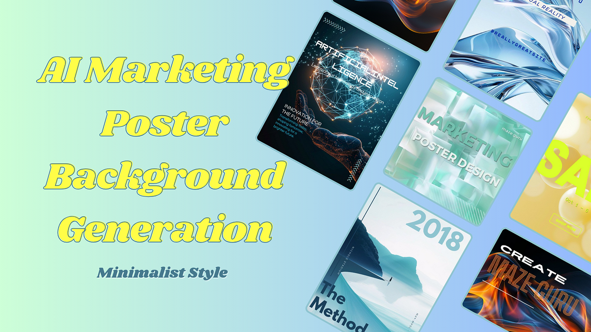 Effortlessly Create Stunning Marketing Posters with AI: Minimalist ...