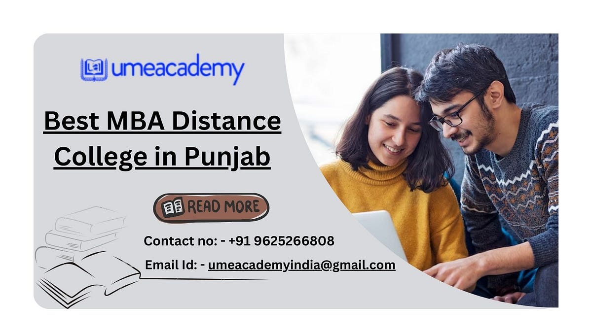 Best MBA Distance College in Punjab | by Umeacademy | Medium