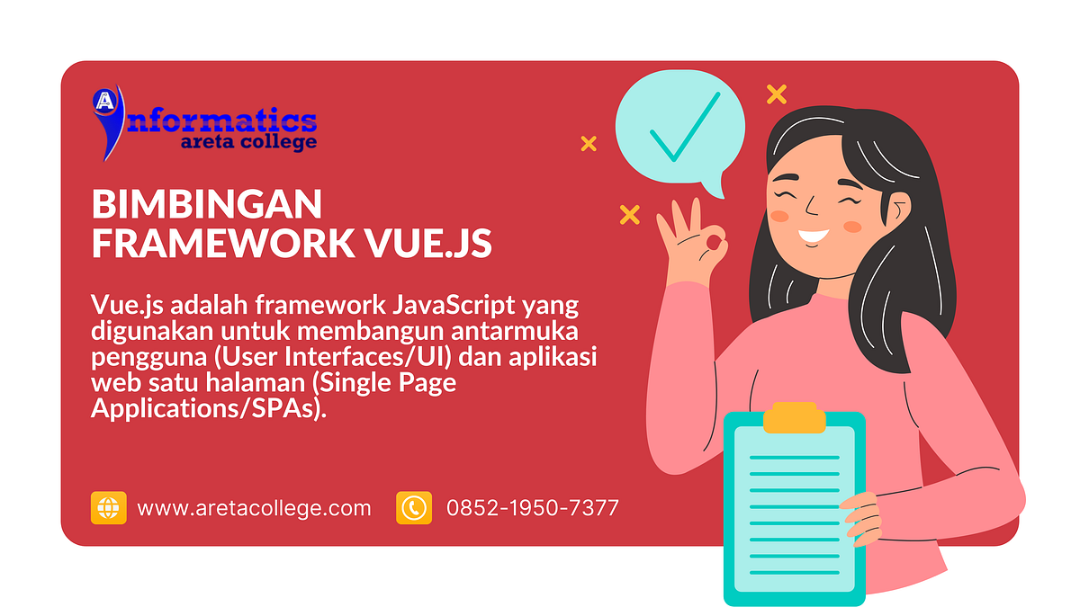 Bimbingan Framework Vue.js Areta Training Center Bekasi | by Rifqi Areta | Aug, 2024 | Medium