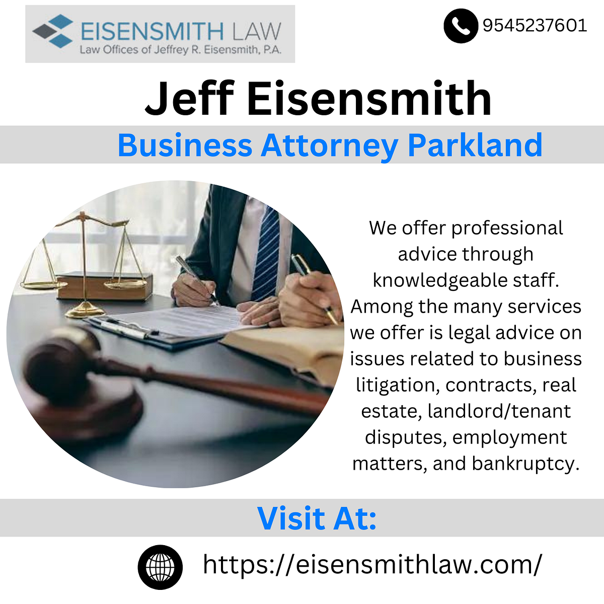 Jeff Eisensmith | Commercial Litigation Lawyer Coral Springs - Law ...