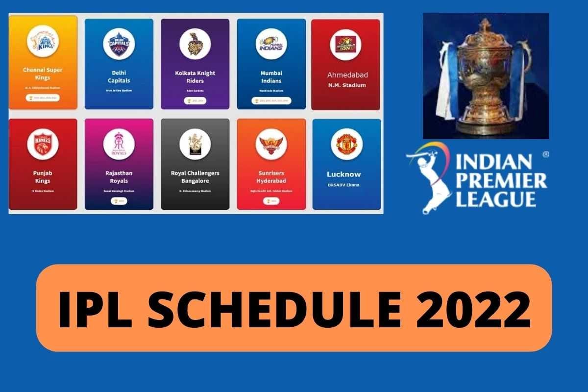 IPL schedule 2022 | Chennai Super Kings | Kolkata Knight Riders in IPL ...