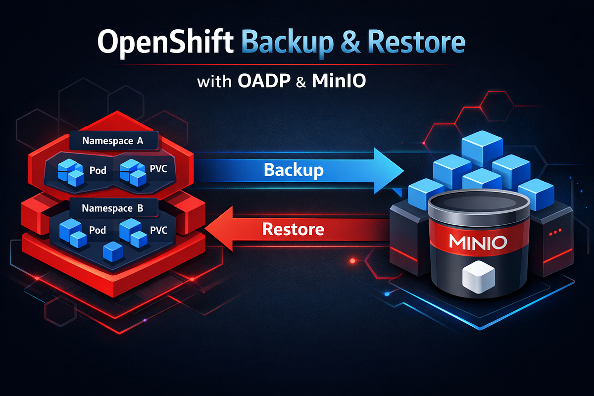 OpenShift Backup & Restore with OADP and MinIO | by fikih y. | Medium
