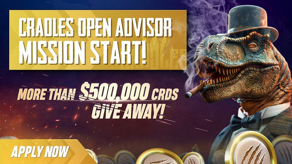 Cradles Open Advisor Plan. Be an open advisor today! | by Cradles | Medium