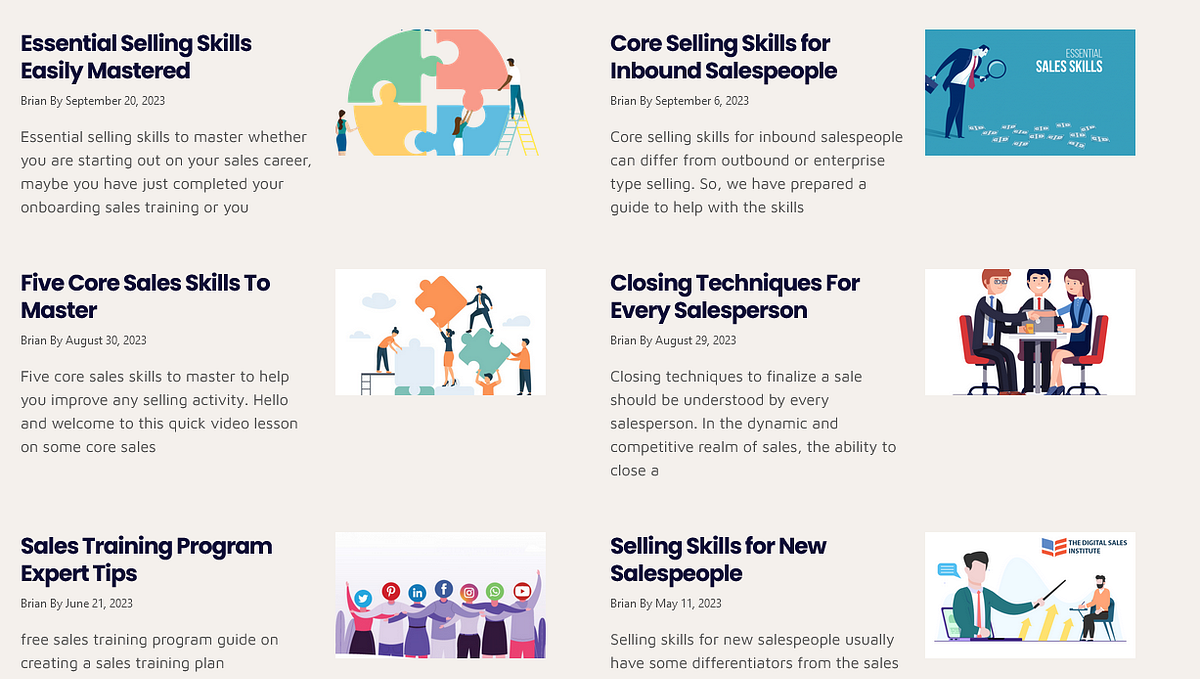 Free Sales Training As A Learning Journey | by Digital Sales Institute ...