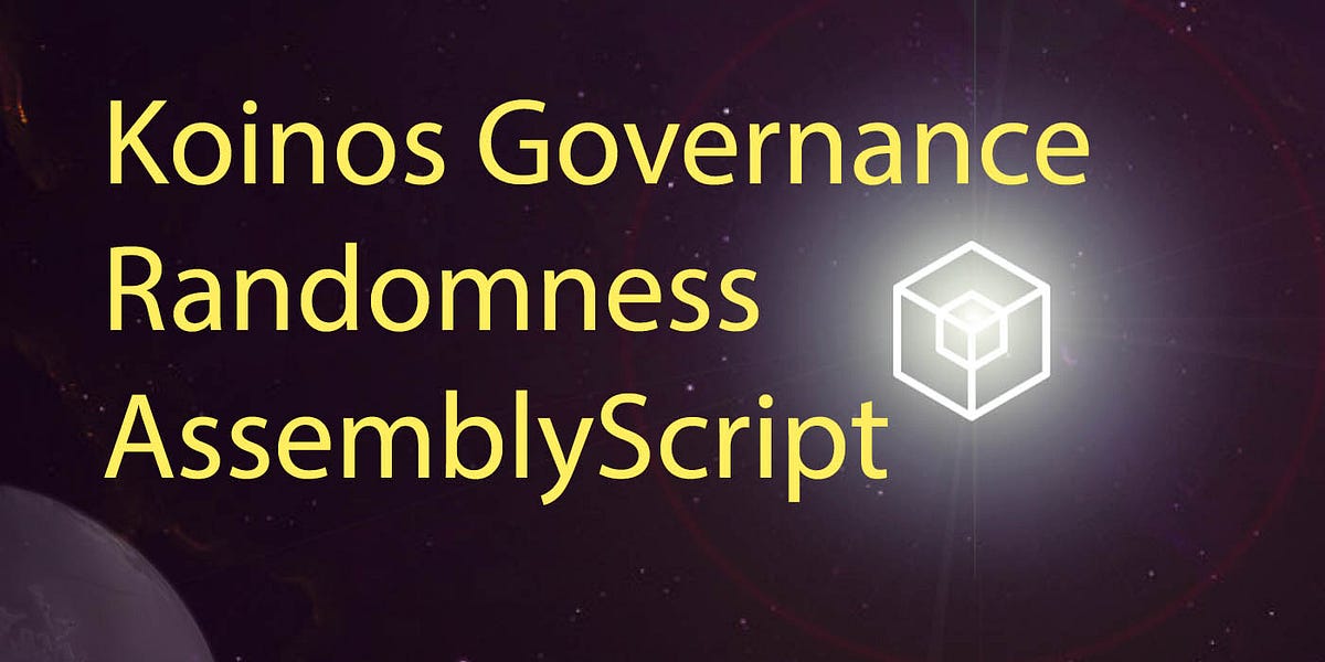 Koinos Update: Governance, Randomness, New CTO! | by Andrew Levine ...