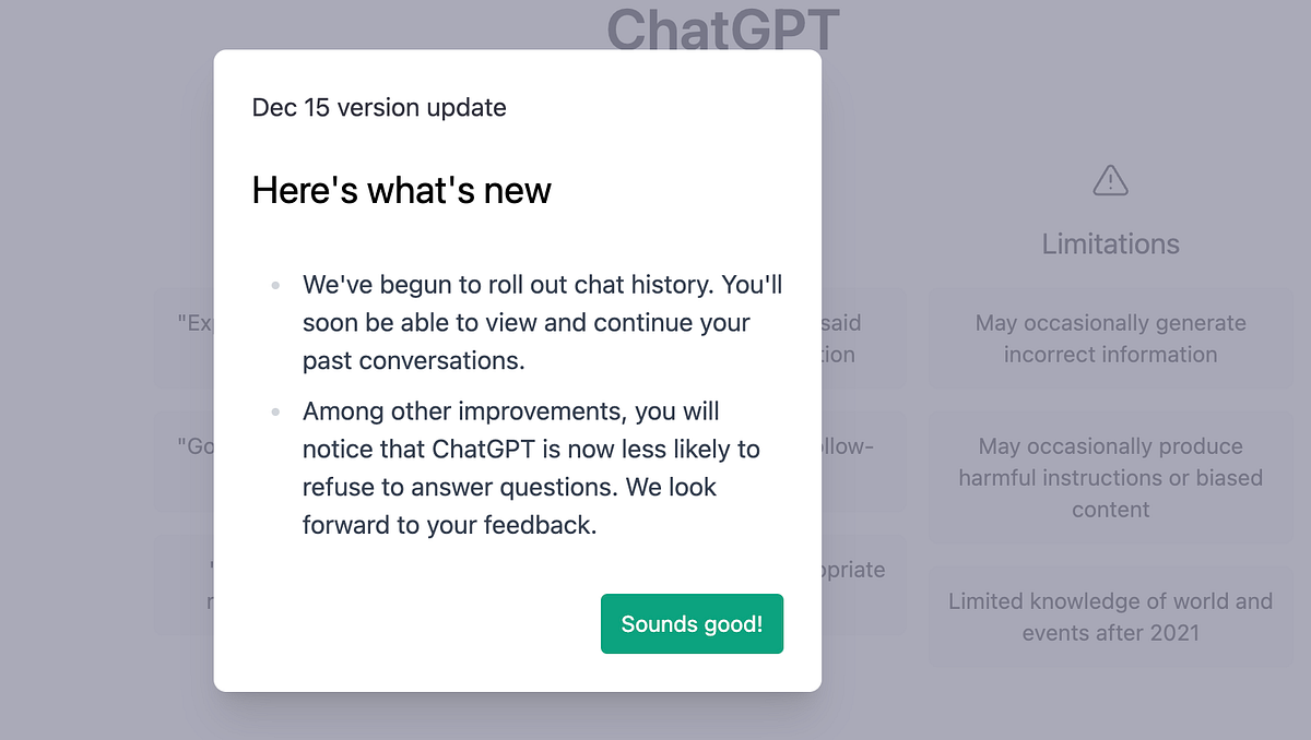 ChatGPT — evolution - shawn opira - Medium