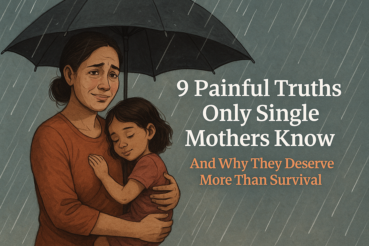 “The Silent Strength of Single Mothers: 9 Painful Truths None ...