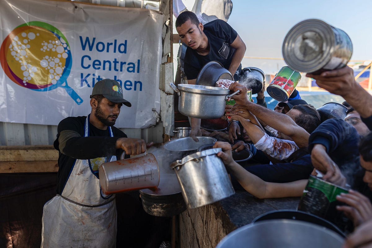 Good Food in a Disaster. World Central Kitchen workers killed in… | by ...