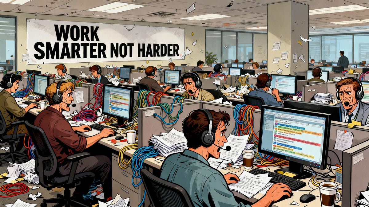 “Work Smarter Not Harder” Is Corporate Gaslighting — And I’m Done Pretending It’s Wisdom | by Dr ...