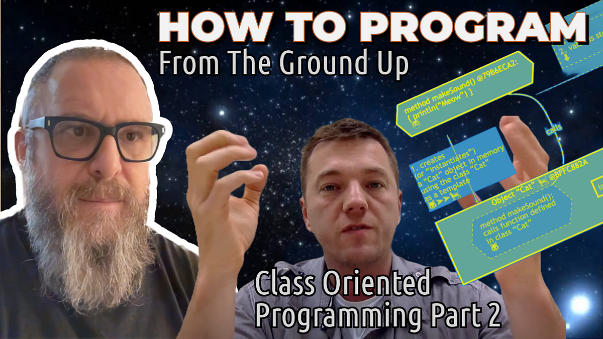 How To Program From Ground Up With Minimal BS — Class Oriented Programming — Part 2 ...
