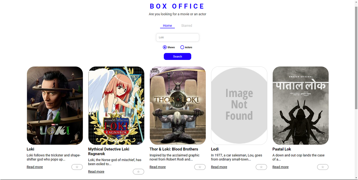 Box-Office Web App: Your Go-To Platform for Movie Insights | by Sagnik ...