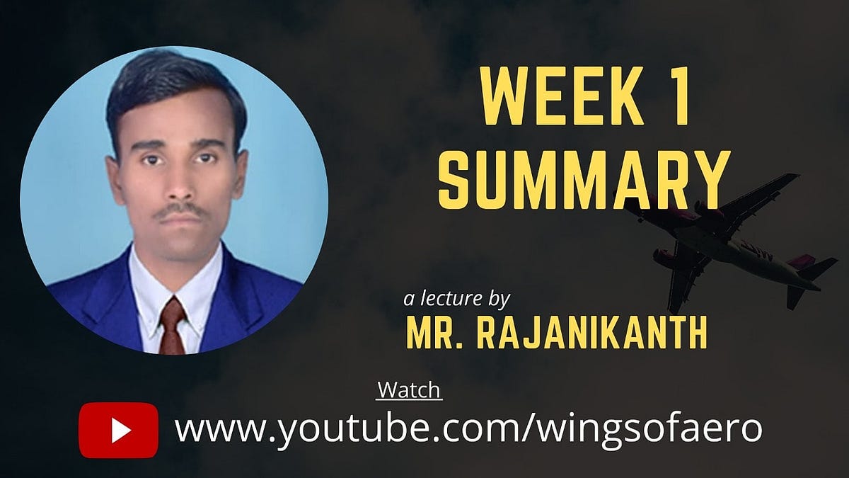 NASA Open VSP | Week 1 Summary | Mr. Rajanikanth https://tems ...