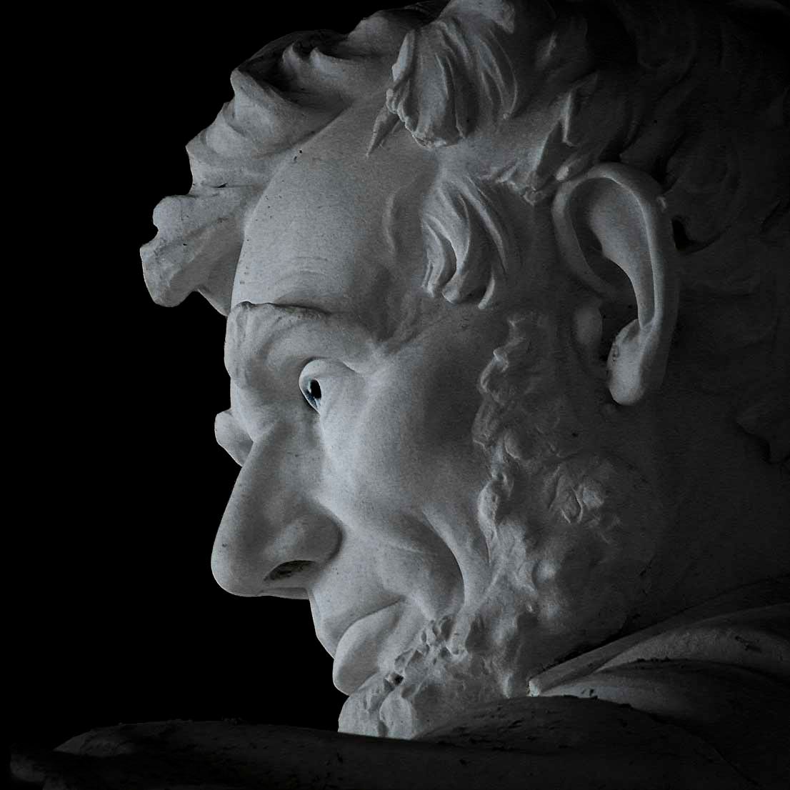 Lincoln Memorial Statue Face