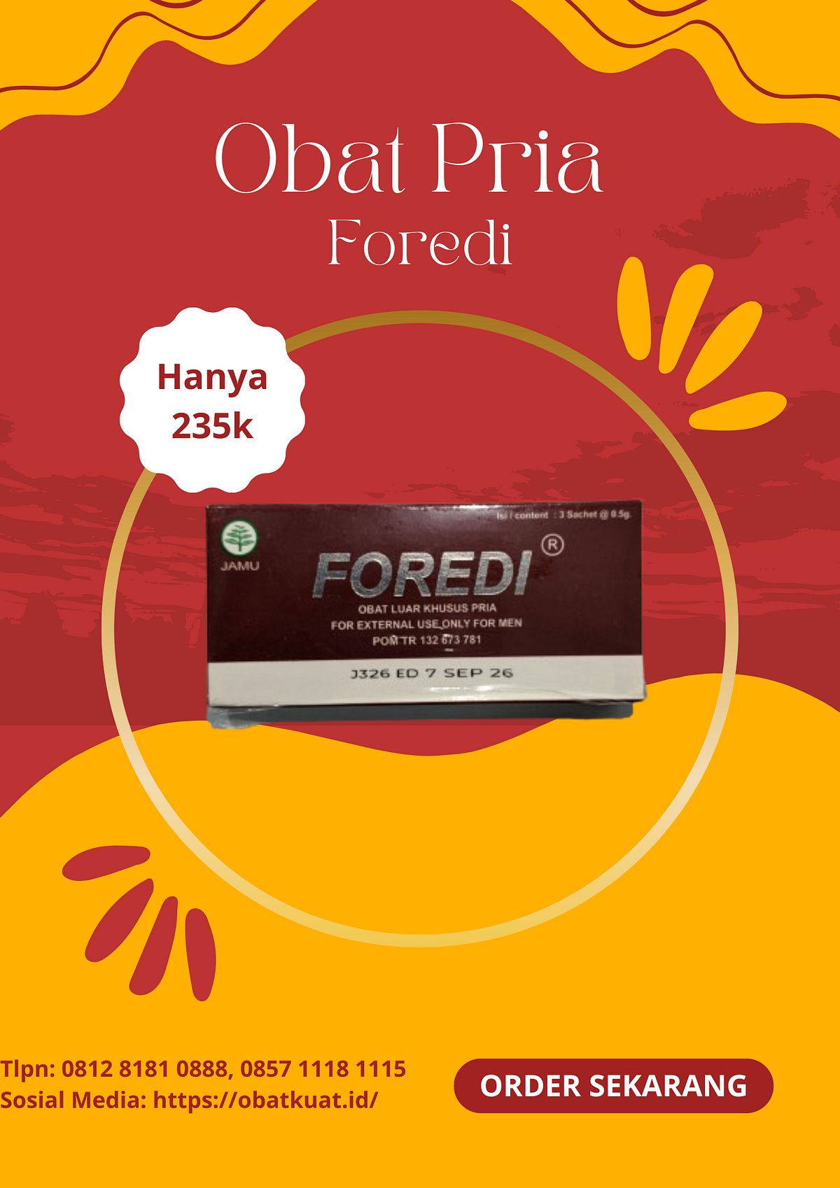 Foredi Gel Sachet - akr foredi - Medium
