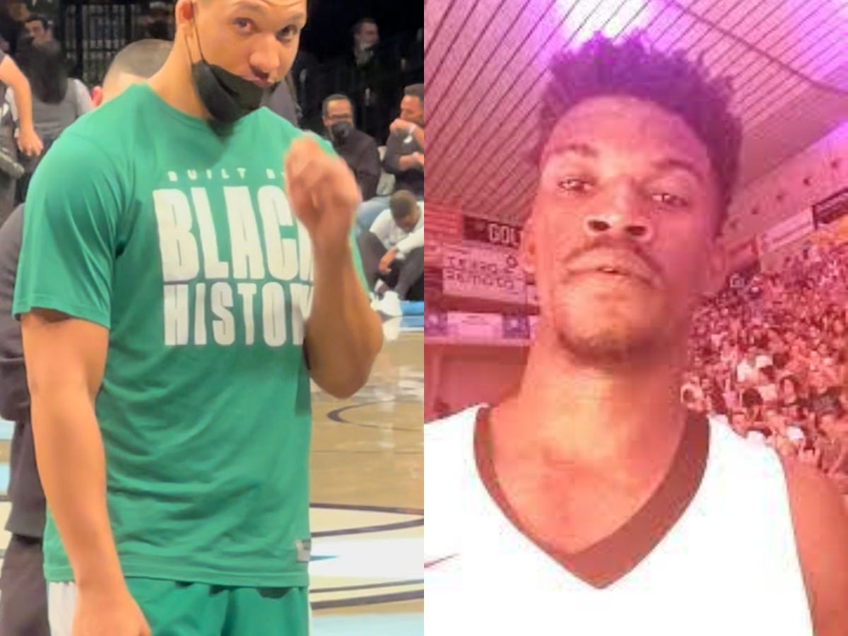 Intense NBA Rivalry: Celtics’ Grant Williams Fires Up Heat’s Jimmy Butler with Trash Talk ...