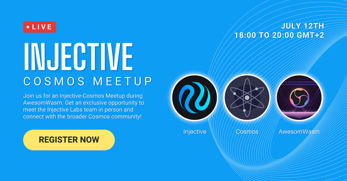 Injective Cosmos Meetup. Join us for an Injective-Cosmos Meetup… | by Vitalii Ishchenko | Medium