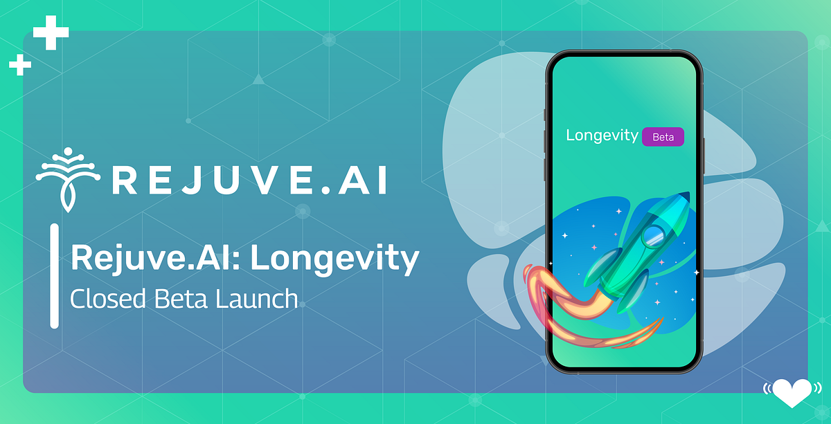 Rejuve: Longevity App Beta Announcement | by Jasmine Smith | Rejuve.AI