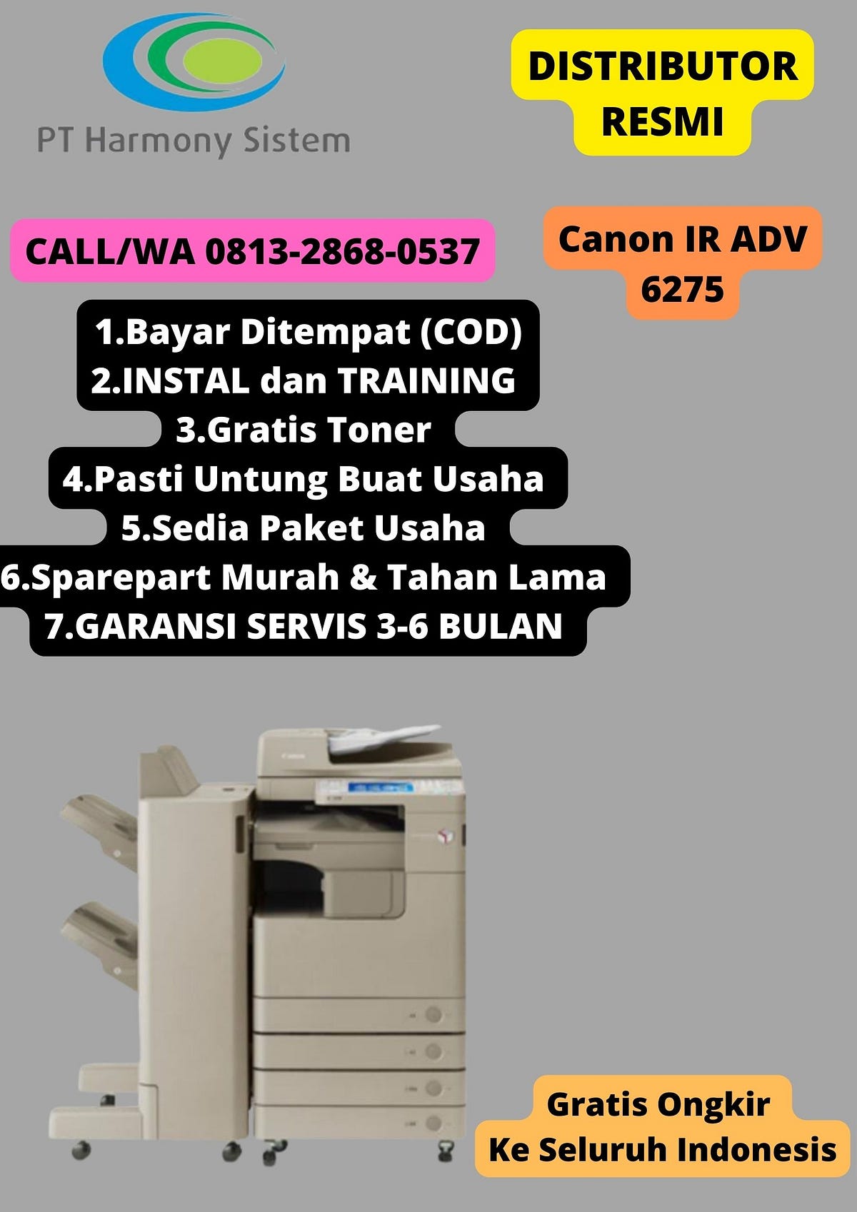 Distributor Resmi Mesin Fotocopy Canon IR ADV 6275 - Distributor mesinfotocopy - Medium