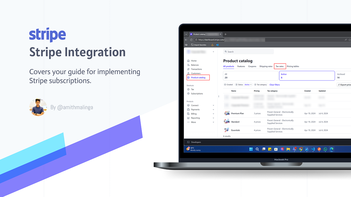 Stripe Integration for Subscriptions — A Clear 4-Step Guide | by Amith ...