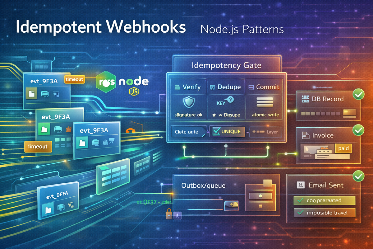Node.js Webhooks: Idempotency Patterns That Save You | by Quaxel | Jan, 2026 | Medium