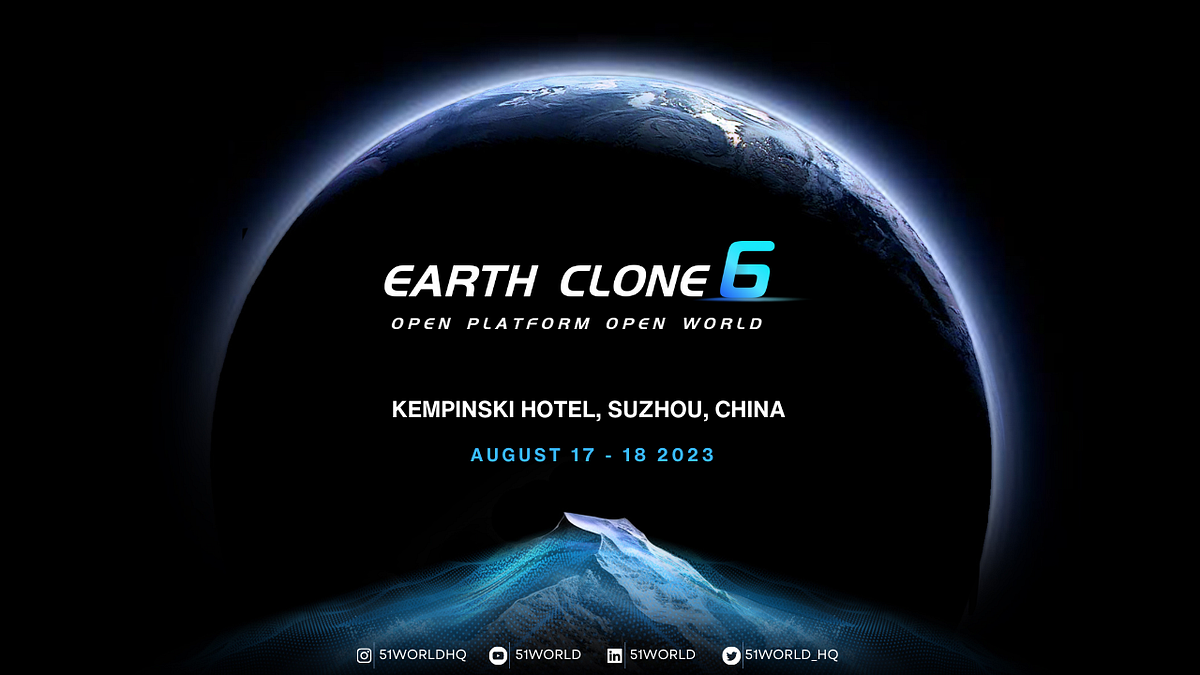EC6, 2023 — The 6th Earth Clone Conference by 51WORLD | by 51WORLD | Medium