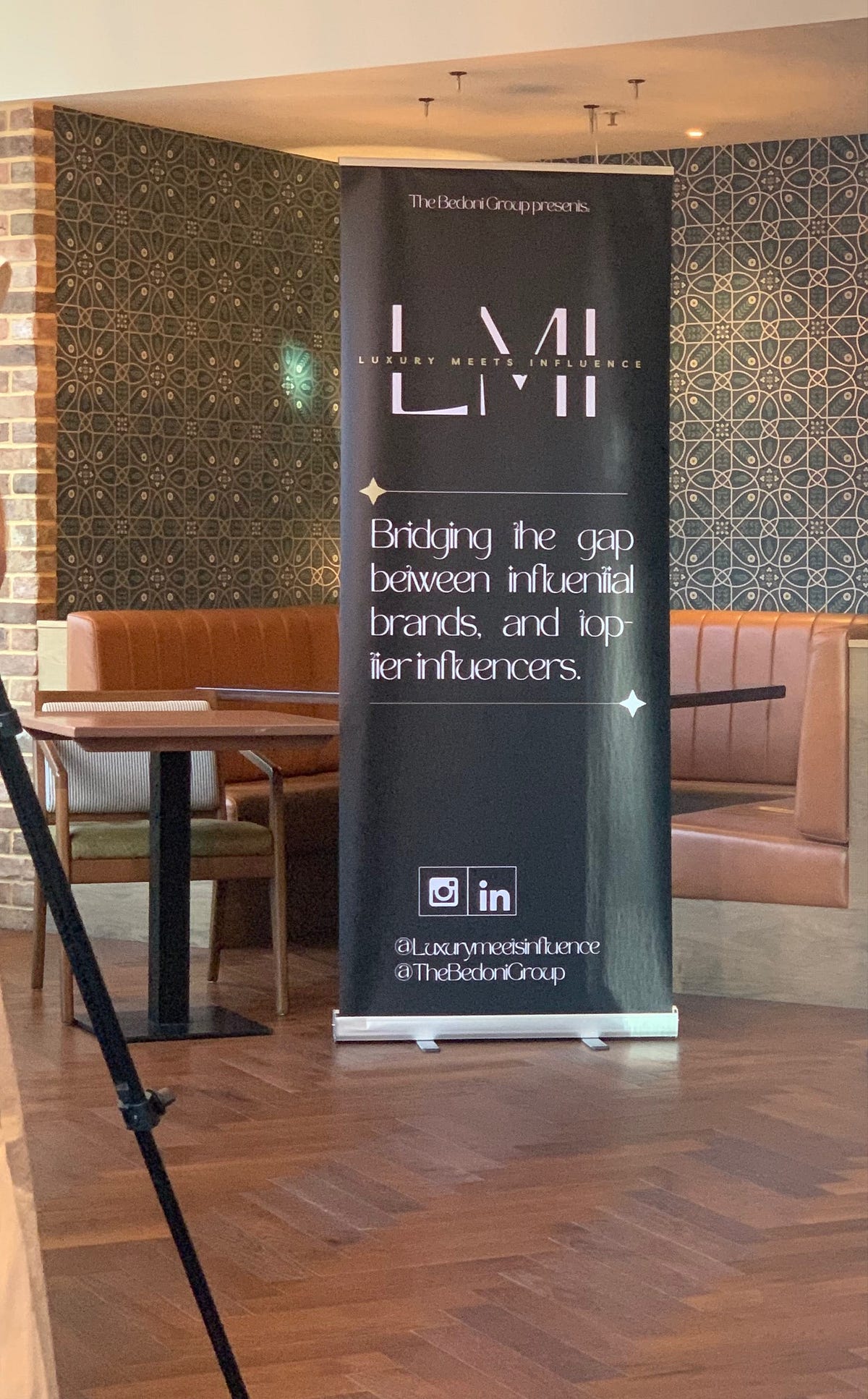 I attended a prestigious evening event hosted at the London Marriott ...