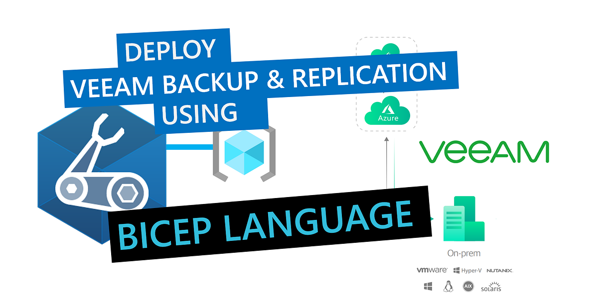 💪Deploy Veeam Backup & Replication VM using Bicep Language | by Dave R - Microsoft Azure & AI ...
