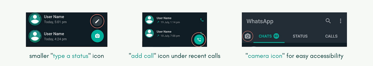 Whatsapp UI 2021 updates, you might have missed. | by Mansi Kasar | Medium