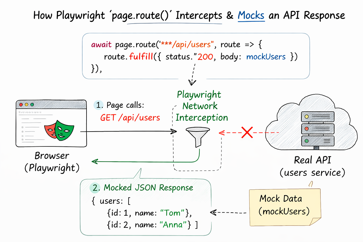 Stabilizing visual tests with API mocking in Playwright | by D Desutter ...