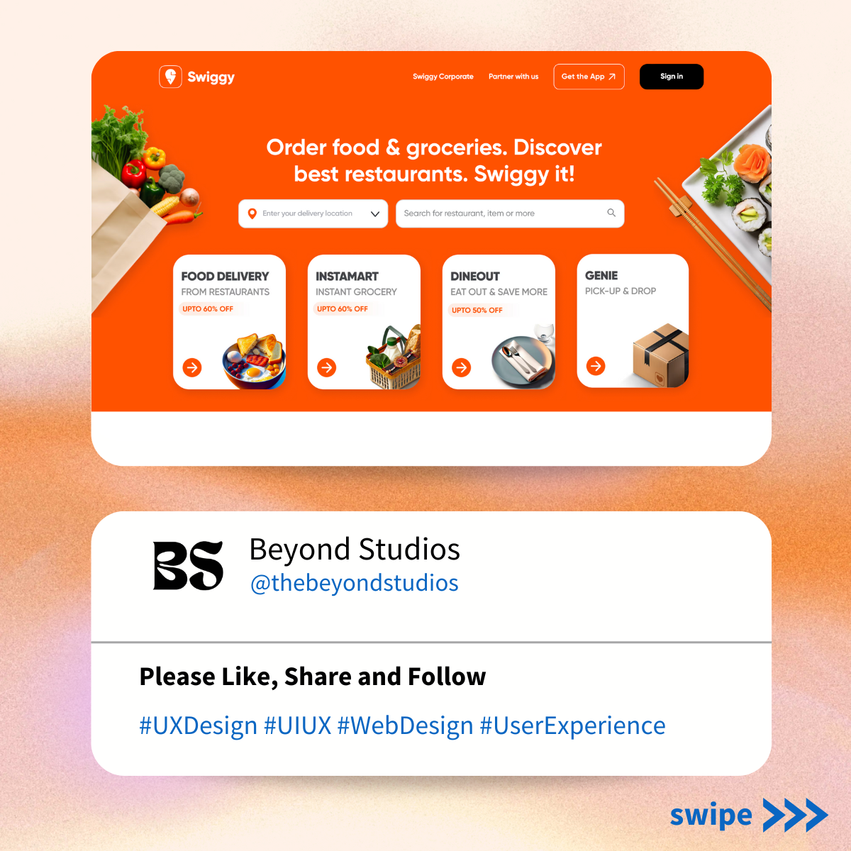 Design That Sells: How Swiggy’s Minimalist UX Drives Orders - Ansh - Medium