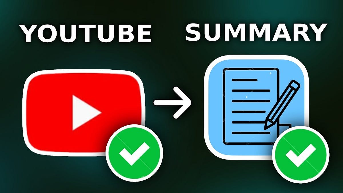 Unlock the Power of Summarization: Your Ultimate Guide to the Streamlit-Based “Youtube Video and ...