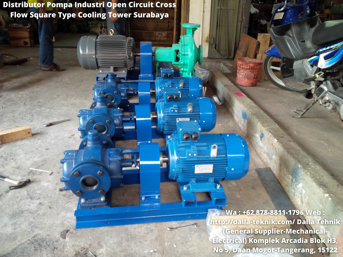 +62 878–8811–1796 Distributor Pompa Industri Open Circuit Cross Flow Square Type Cooling Tower ...